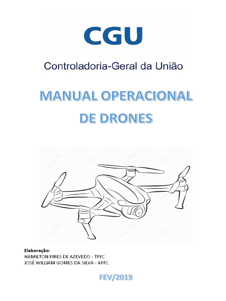Manual Operacional de Drones CGU | PDF | Câmera | Voo