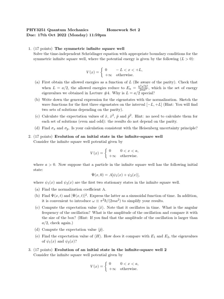 n n π ~ 2ma | Download Free PDF | Wave Function | Schrödinger Equation