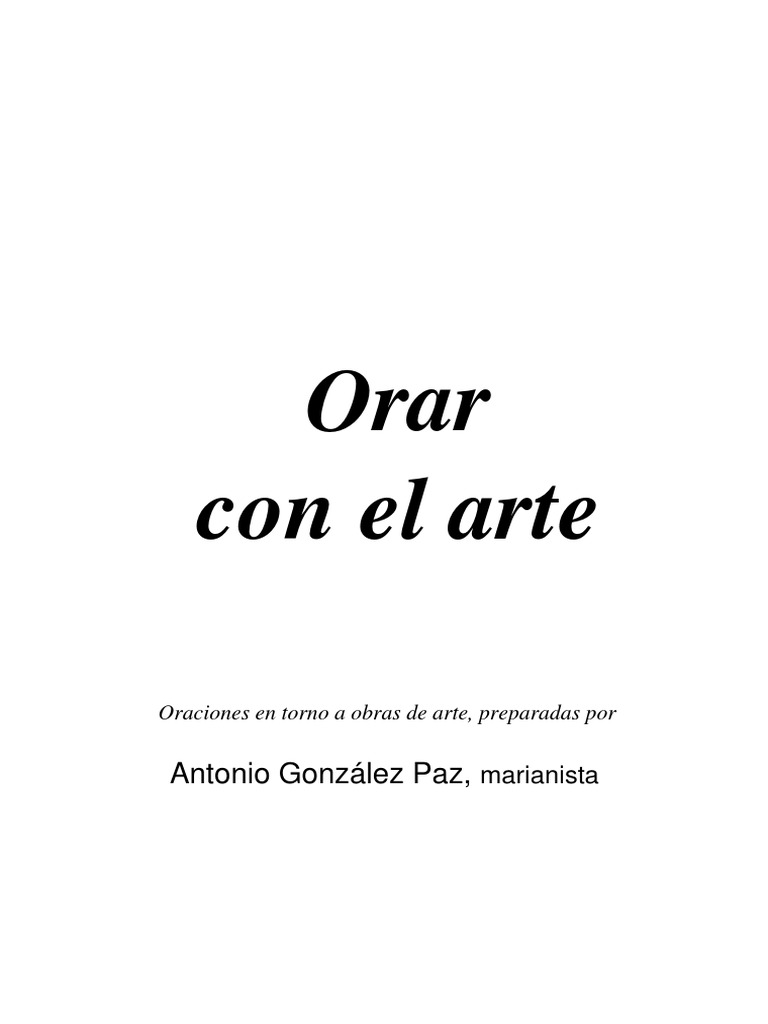 Orar a través del arte cristiano | PDF | Oración | Pinturas