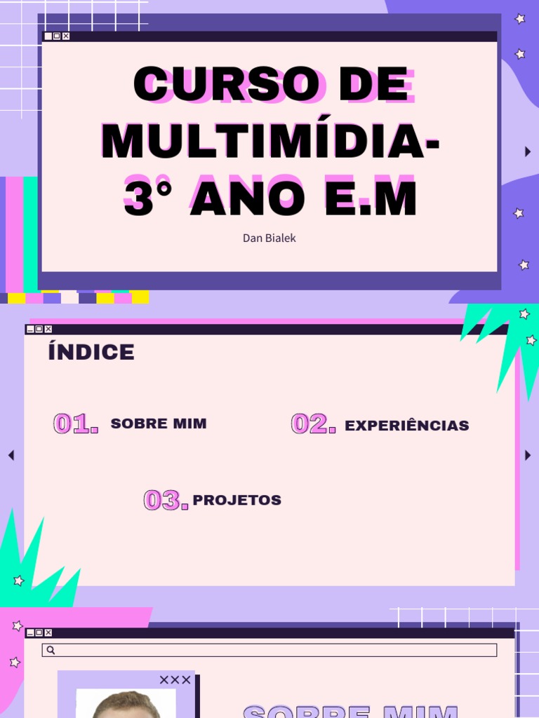 Portfólio - Projeto Final | PDF | Roteiro | Adobe Photoshop