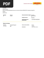 Ejemplo Guía DHL | PDF | México
