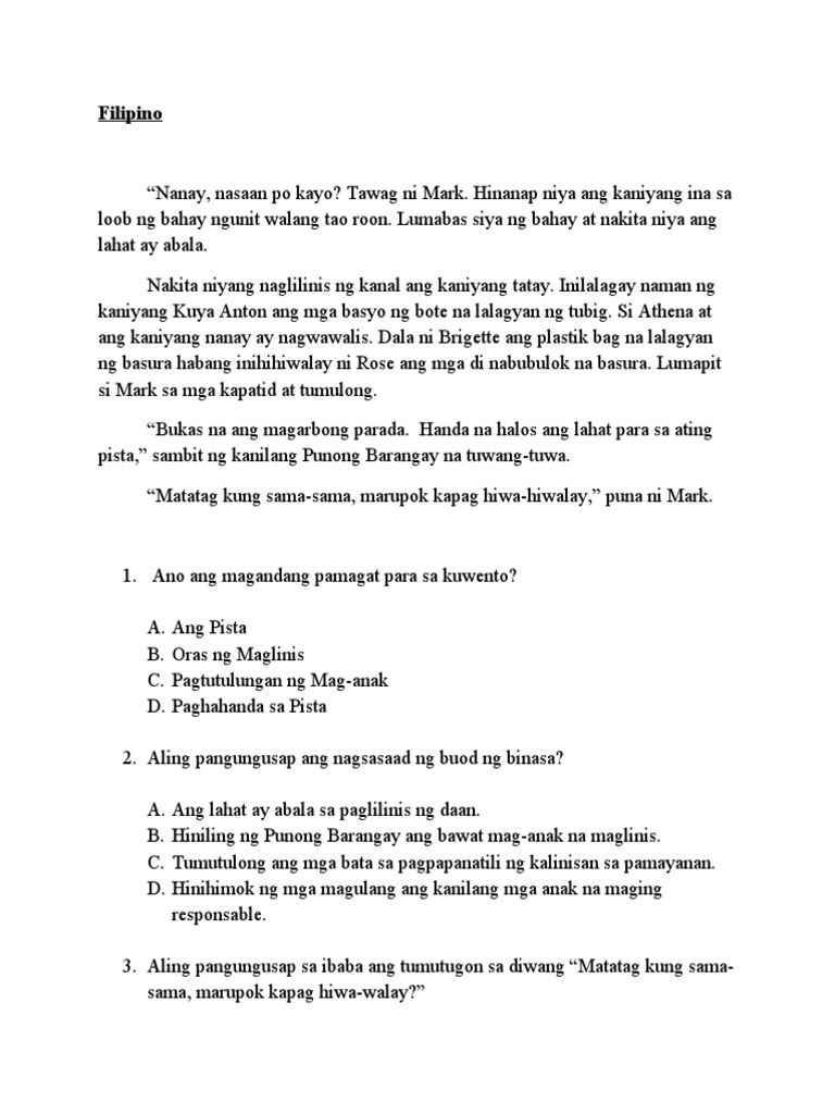 Reading Selections | PDF