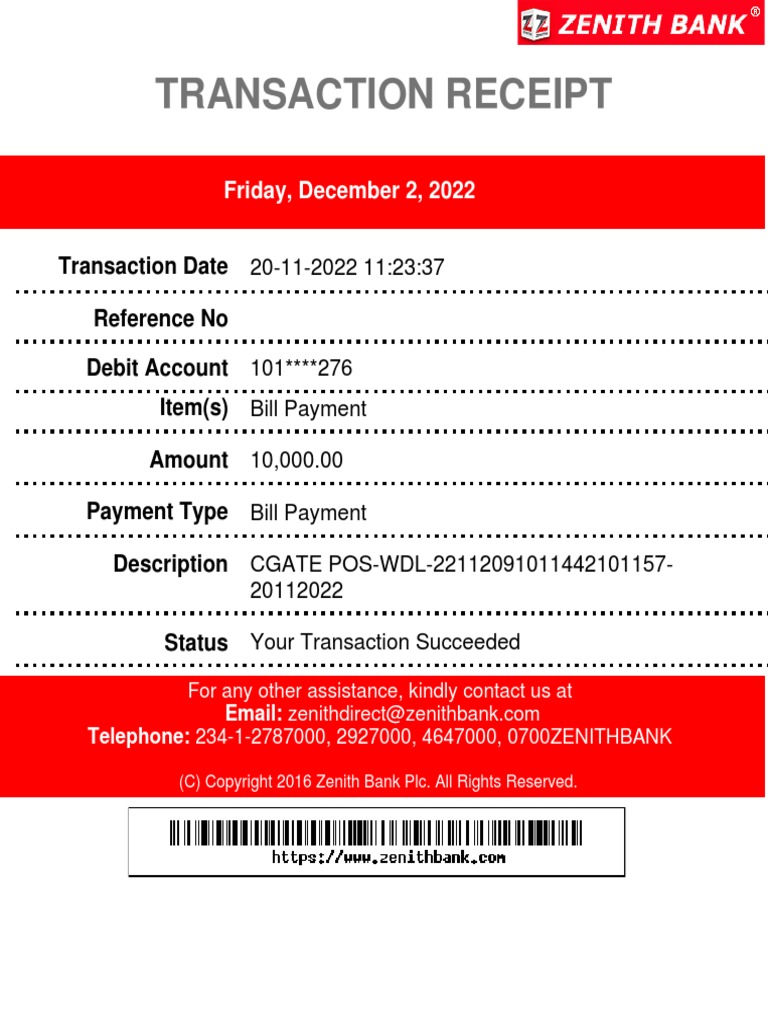Payment Receipt | PDF