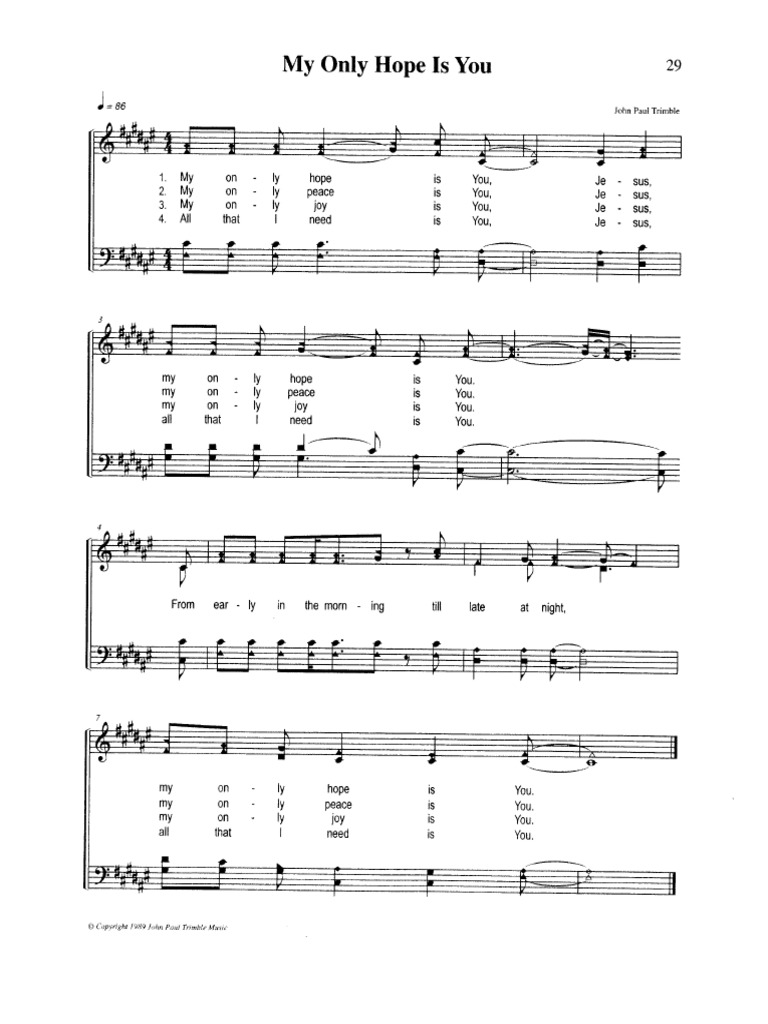 My Only Hope Is You | PDF