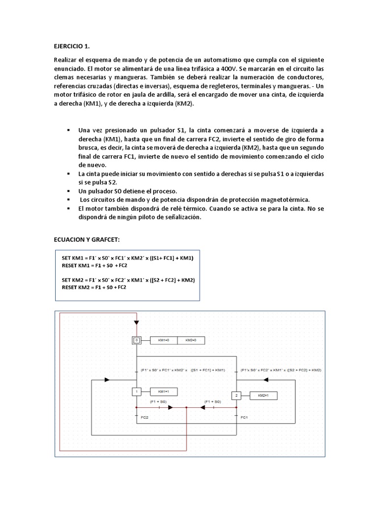 Ejercicios Del 1 Al 4 PDF - Ivan Martinez Arcas. | PDF | Relé | Máquina ...