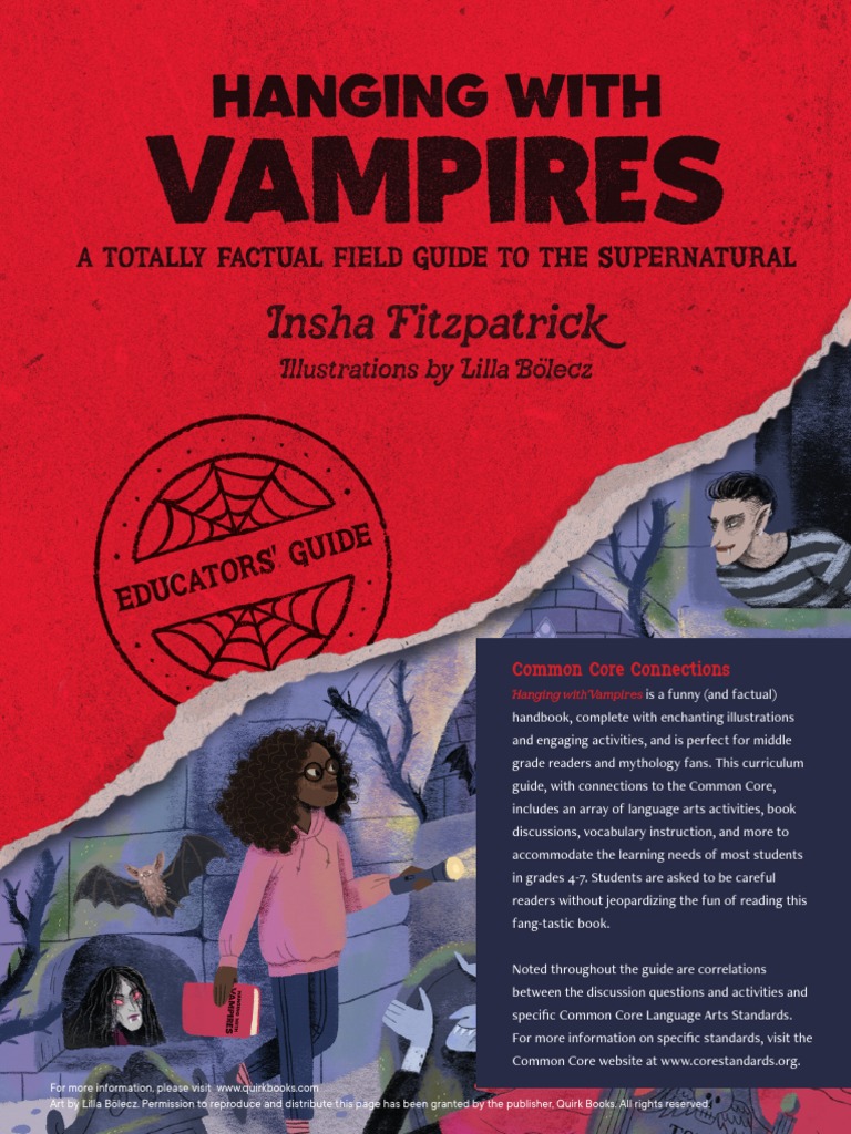 HANGING WITH VAMPIRES Educators' Guide | PDF | Vampires