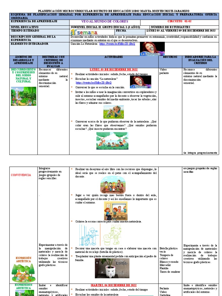 e.a 30- Veo El Mundo de Colores - 3 Años (1) | PDF