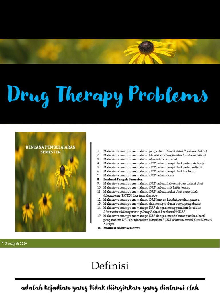 DRP Terkait Terapi Obat | PDF