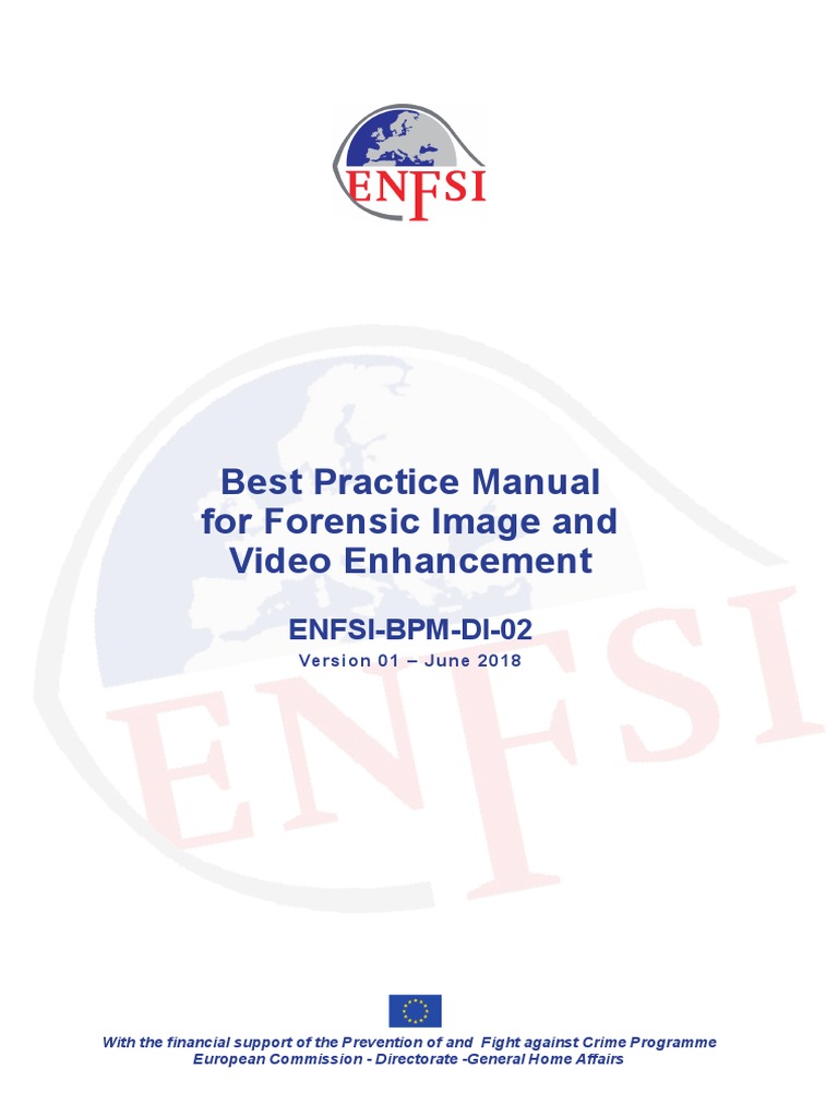 Best Practice Manual For Forensic Image and Video Enhancement | PDF ...