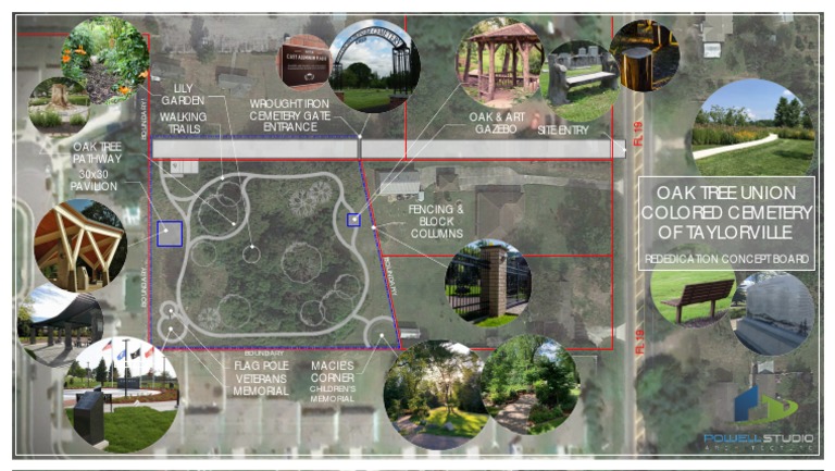 Oak Tree Union Colored Cemetery Concept Board | PDF