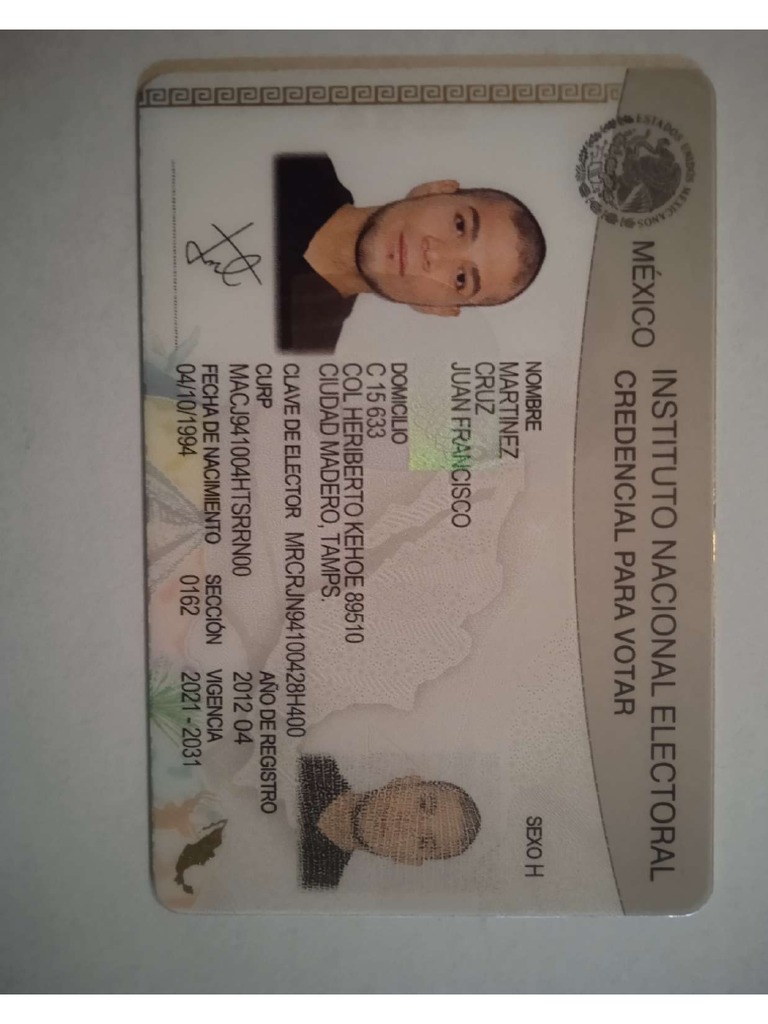 Identificacion Oficial | PDF