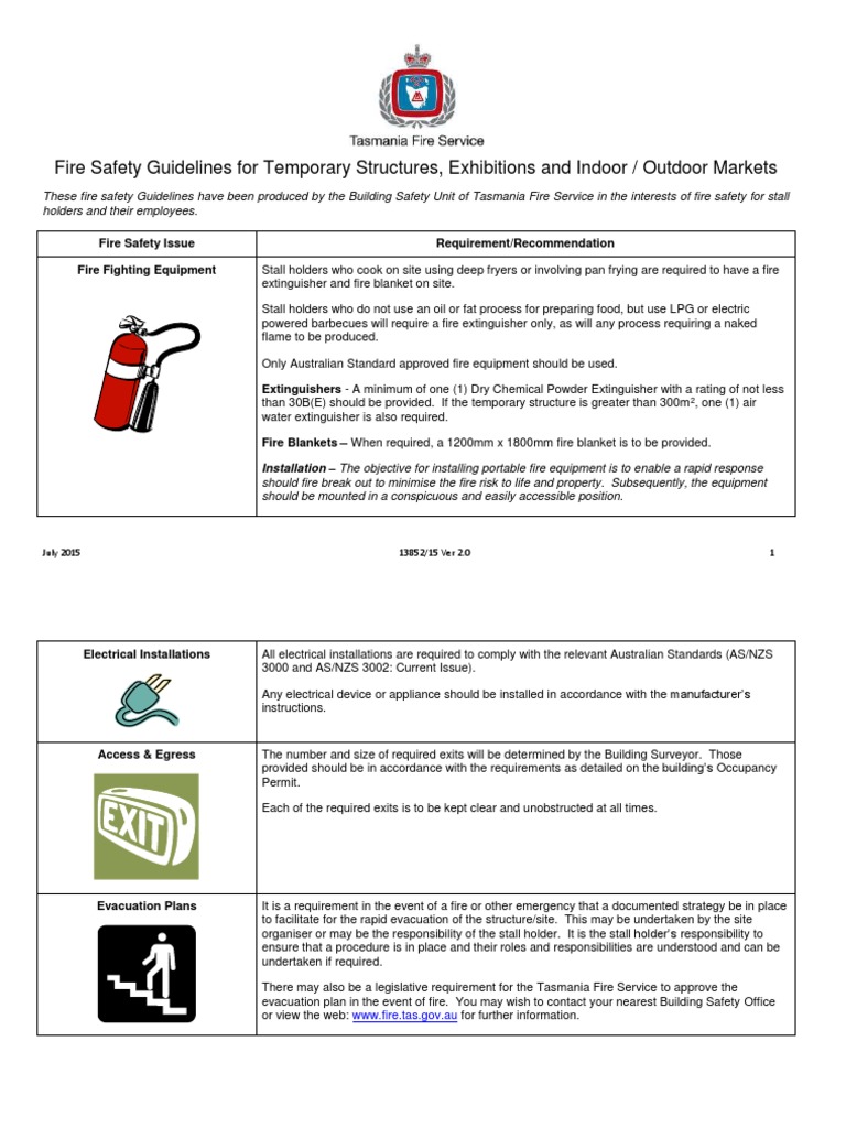 Fire Safety Guidelines for Events | PDF | Fires | Fire Safety