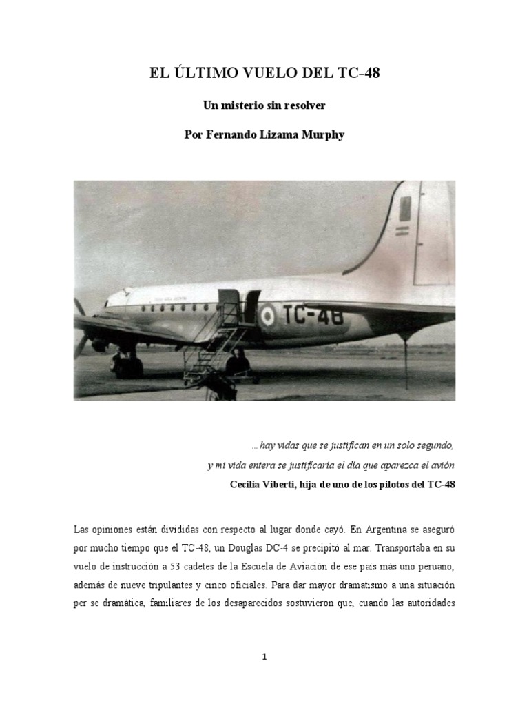 El Último Vuelo Del TC | PDF | Costa Rica | Aviación