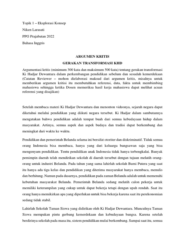 Topik 1 Eksplorasi Konsep | PDF