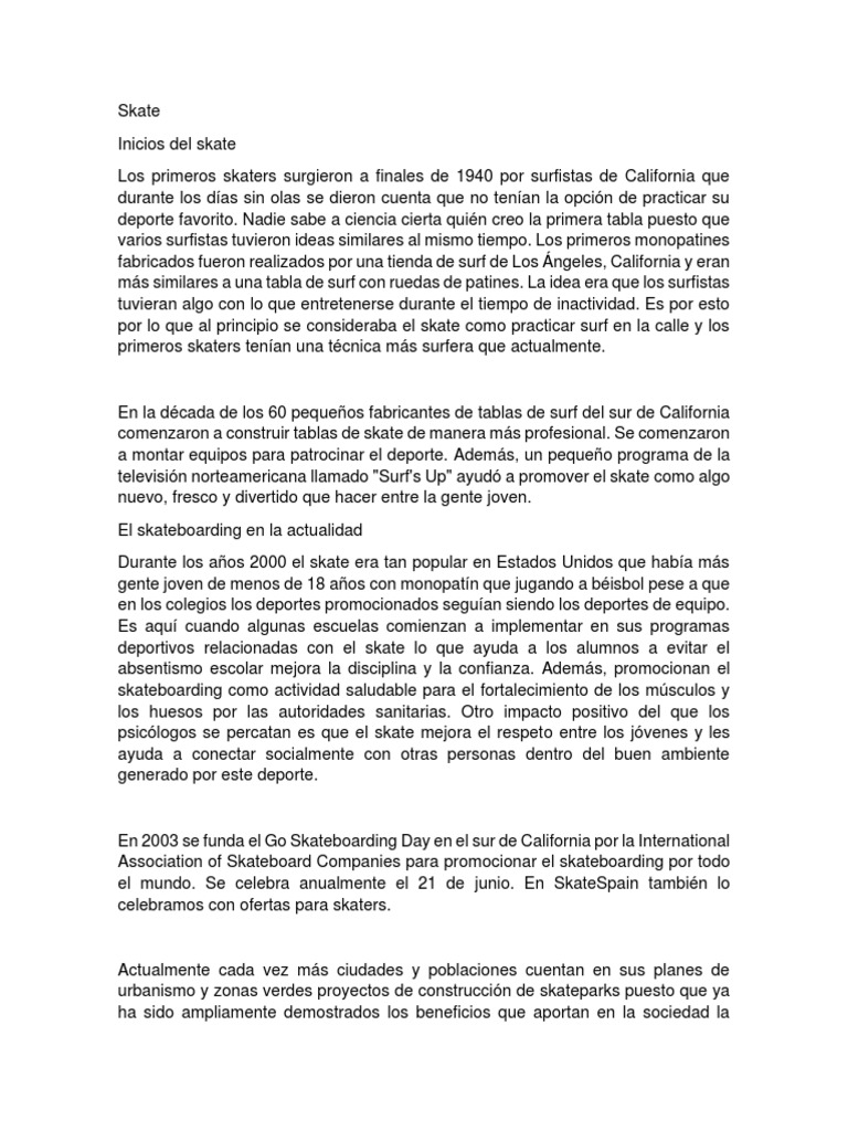 Skate | PDF | Epoxy | Boardsports