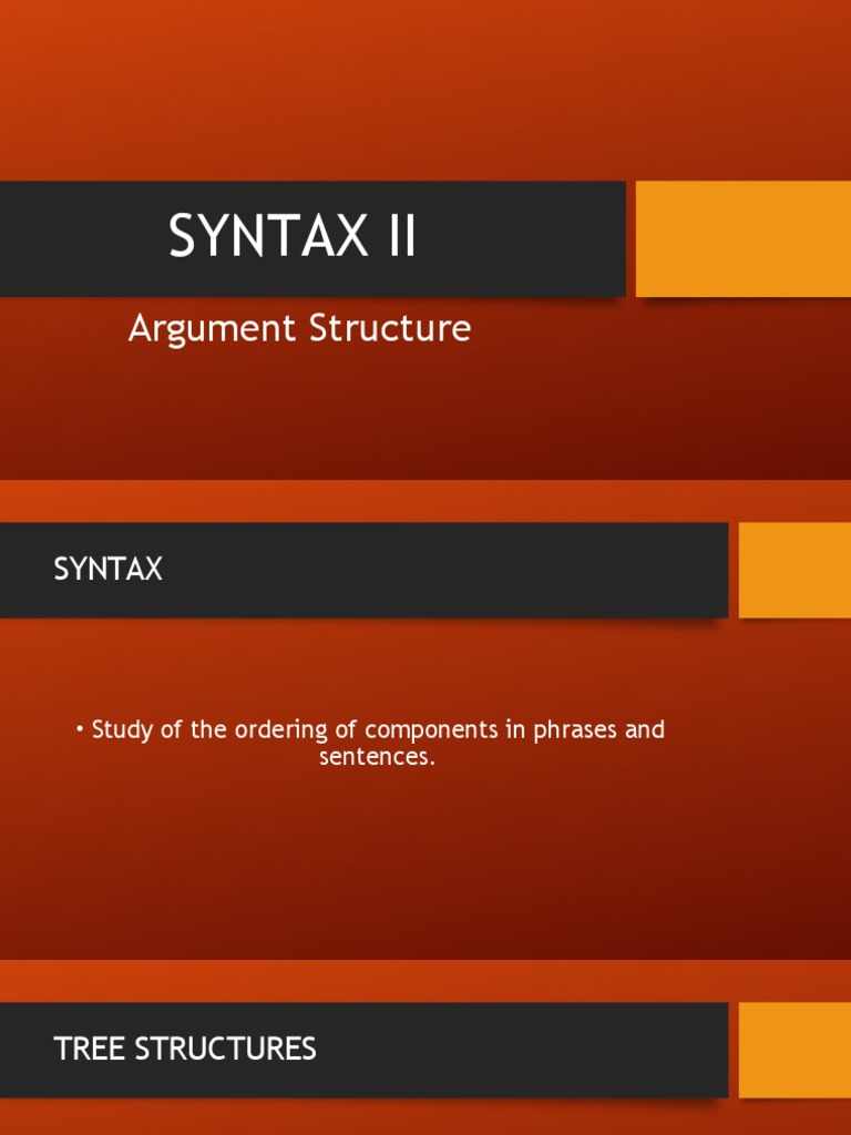 Syntax II | PDF | Phrase | Syntax