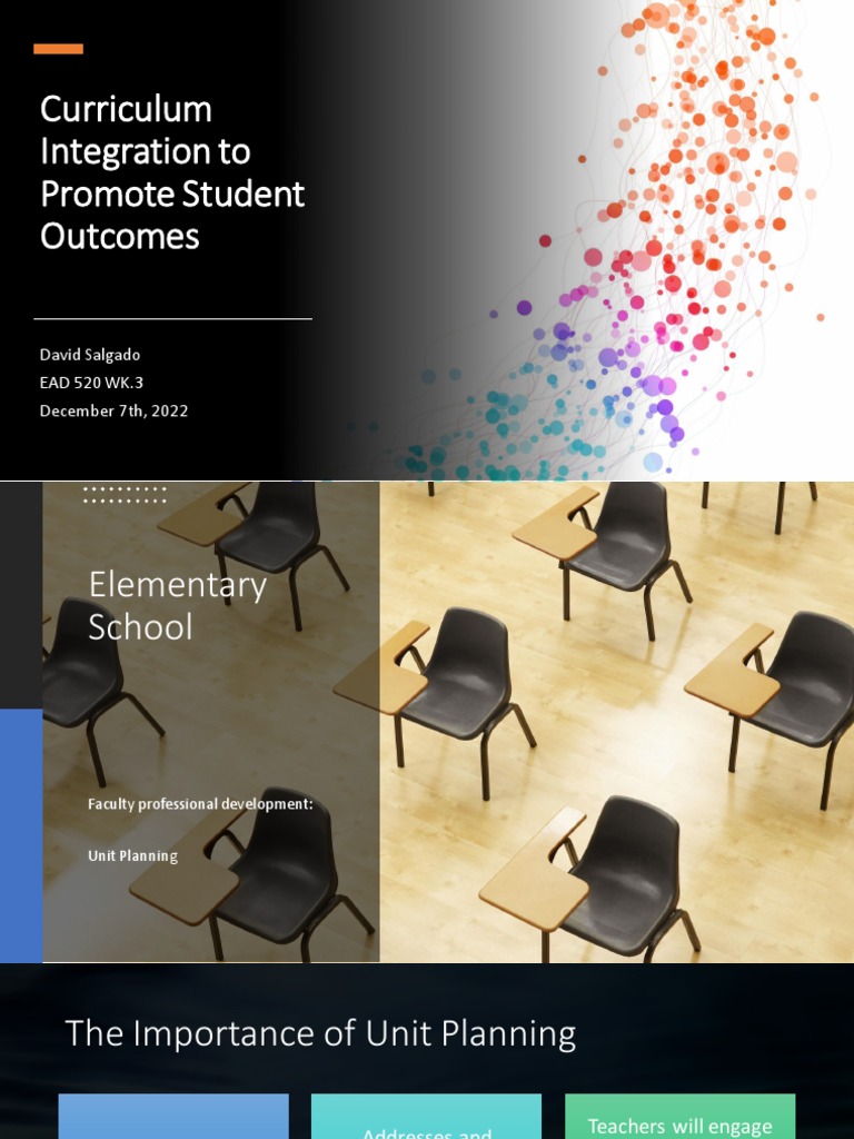 Ead 520 Wk 3 Curriculum Integration To Promote Student Outcomes 1 Pdf
