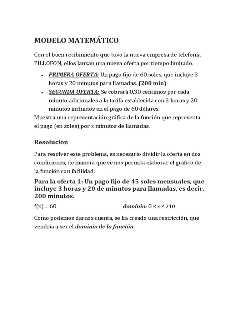 Mate - Modelo Matematico | PDF