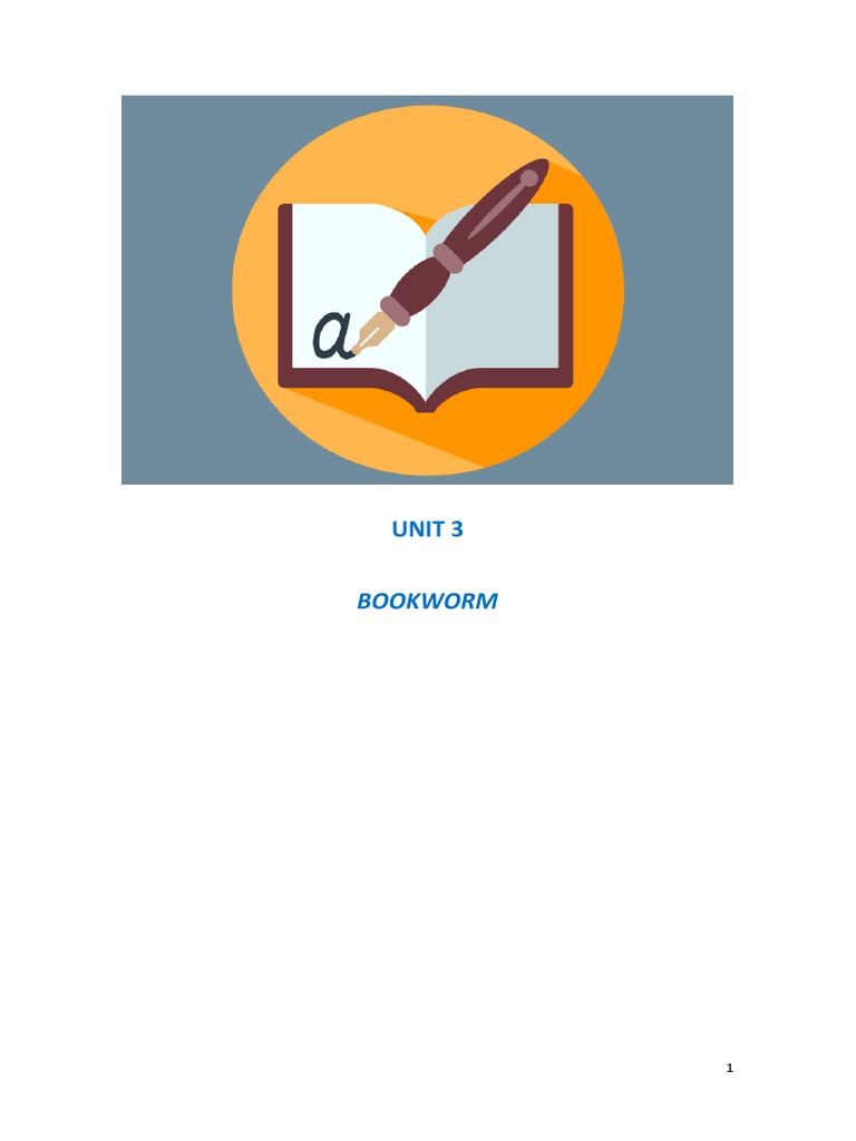 Unit 3. Book Worm. | PDF | Verb | Grammar