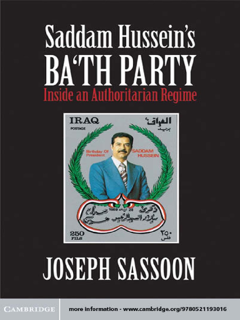Saddam Hussein's Ba'th Party - Inside An Authoritarian Regime (PDFDrive) | PDF | Saddam Hussein ...
