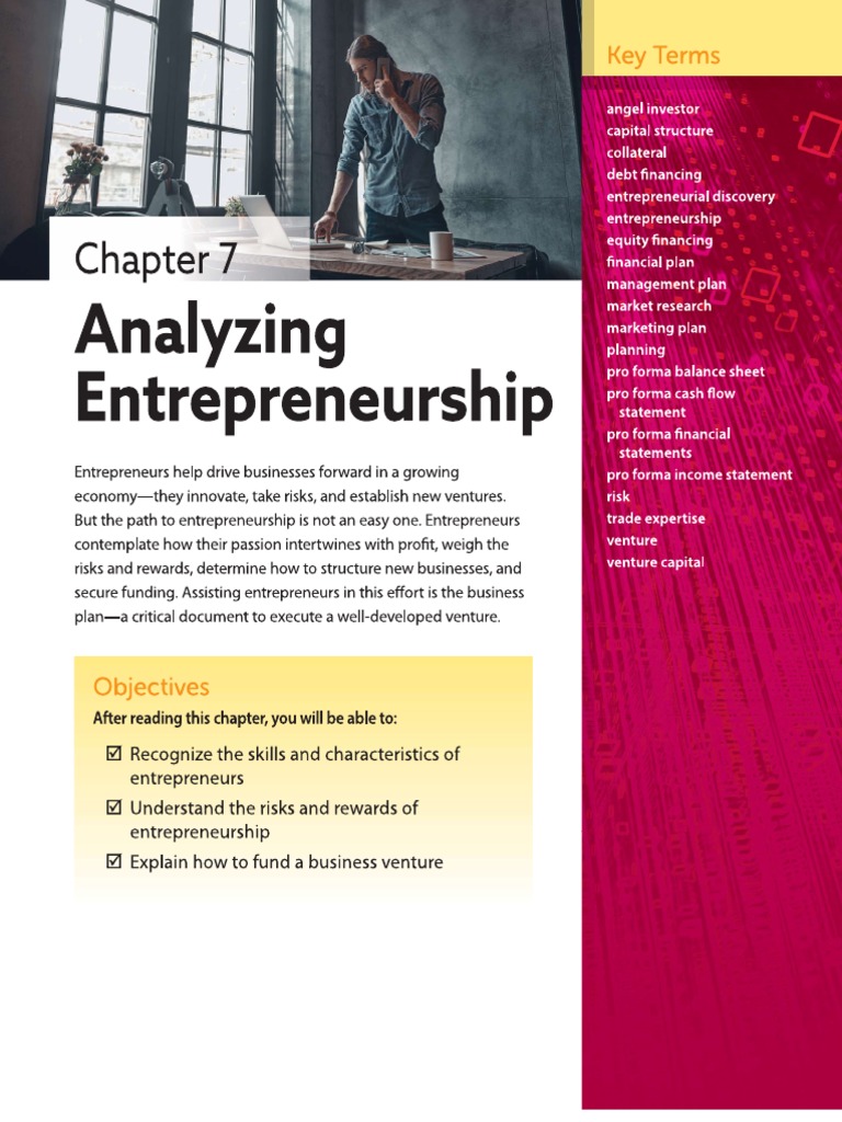 Chapter 7 - Analyzing Entrepreneurship | PDF