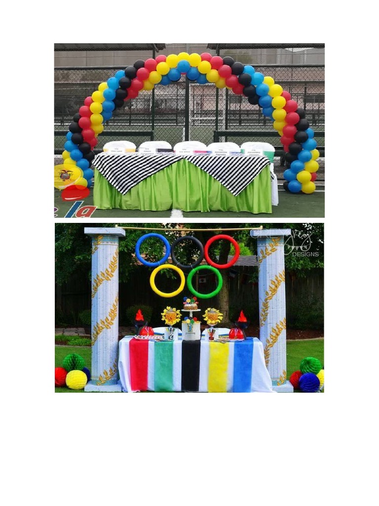 Decoración Olimpiadas | PDF