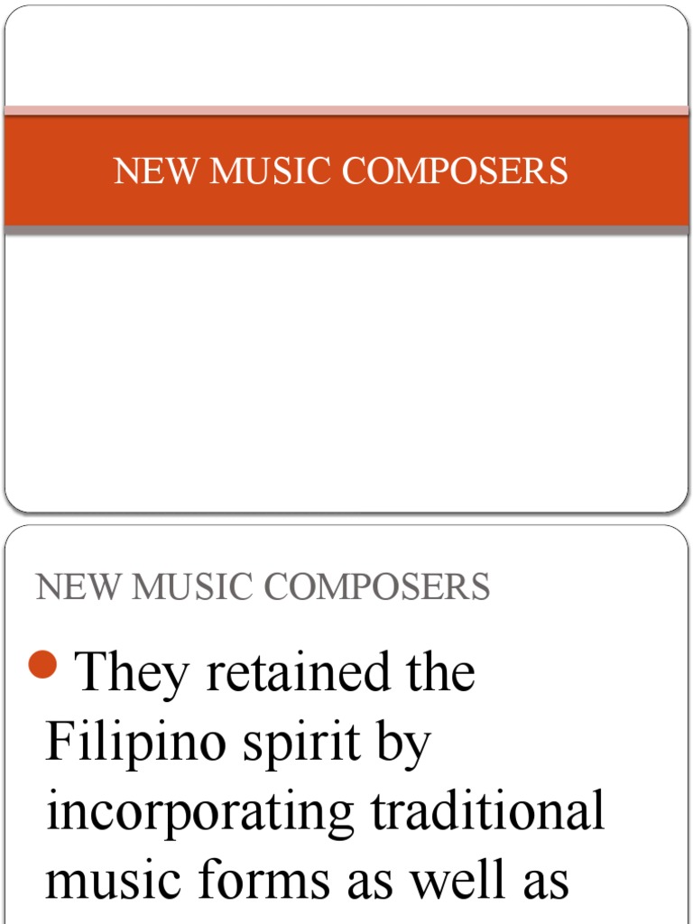 Filipino New Music Composers | PDF | Classical Music | Musical Compositions