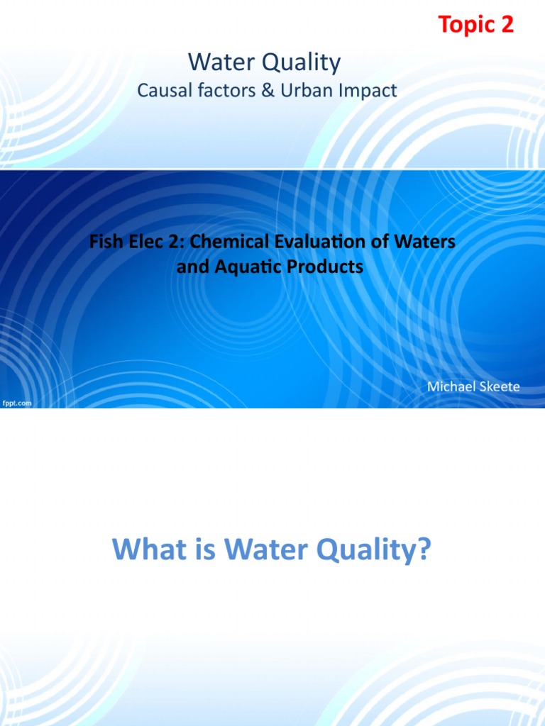 Water Quality | PDF | Water Quality | Water