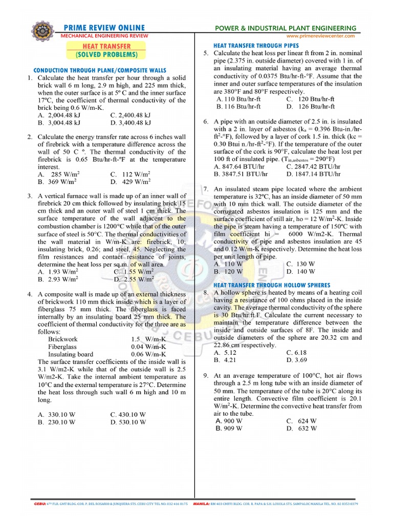 Heat Transfer | PDF