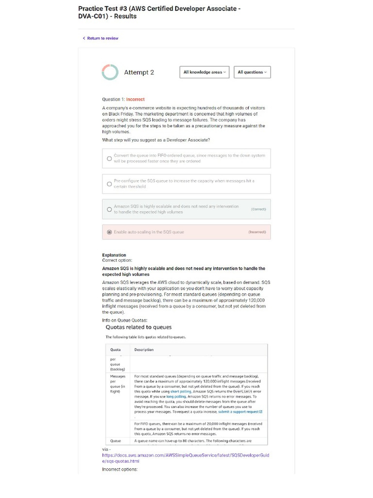 Practice Test 3 Aws Certified Developer Associate Dva C01 Pdf Cookie Hypertext