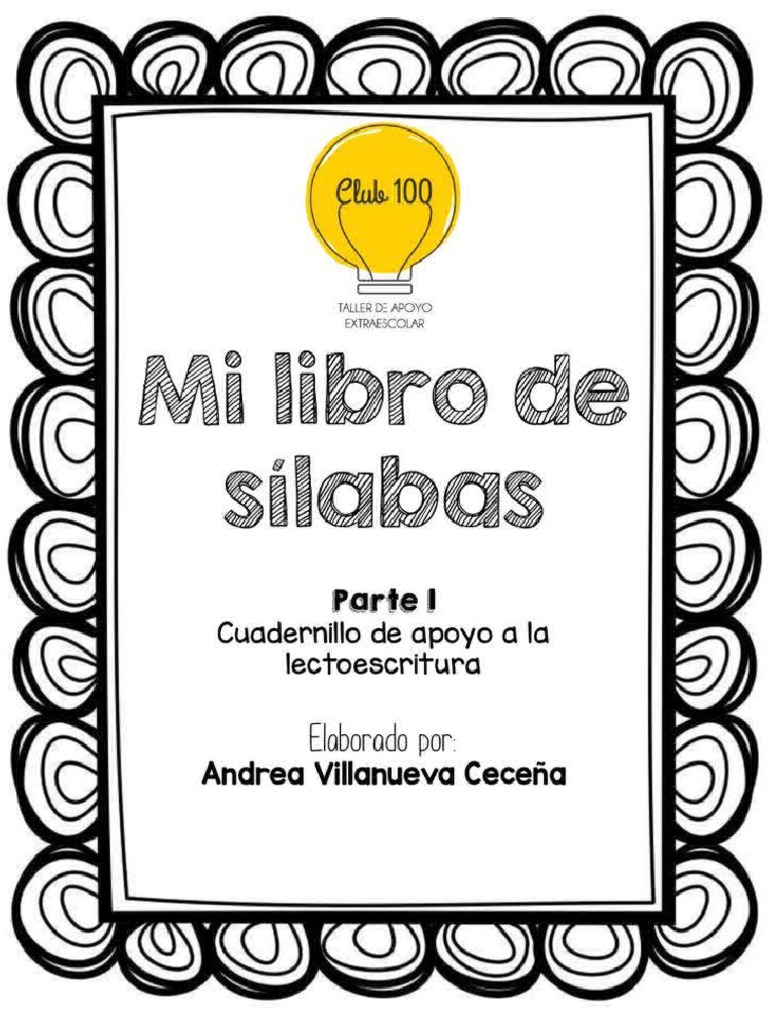 Mi Libro de Sílabas Por Club 100 Recopilado Por Materiales Educativos | PDF