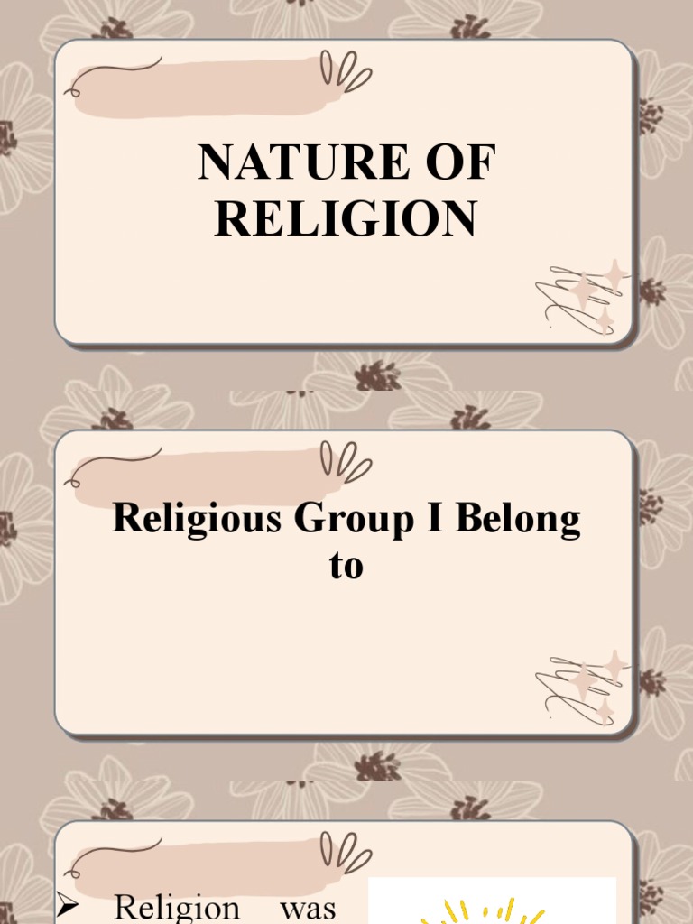 Nature of Religion | Download Free PDF | Muhammad | Torah