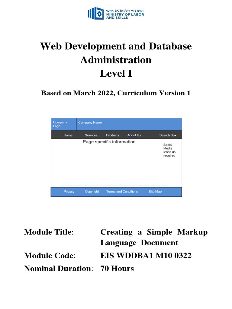 Module 10 Creating A Simple Markup Language Document Remedan | Download Free PDF | Html | World ...