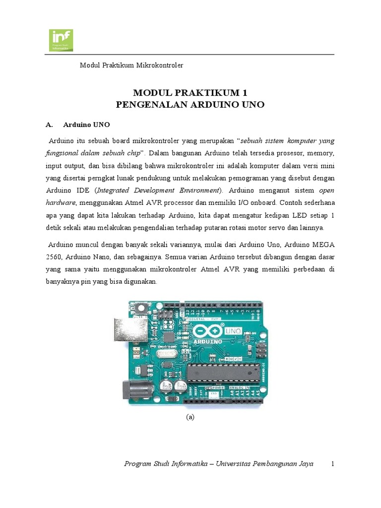 RPS INF204 INF204 Modul Mikrokontroler Dan Project | PDF | Metode ...