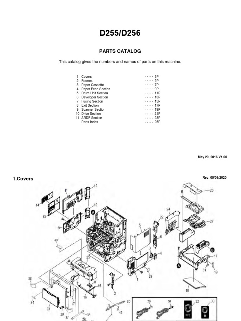 MP501 Part Catalogo | PDF | Belt (Mechanical) | Clutch