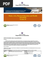 Melcs - Mapeh GR 10 | PDF | Physical Fitness | Competence (Human Resources)