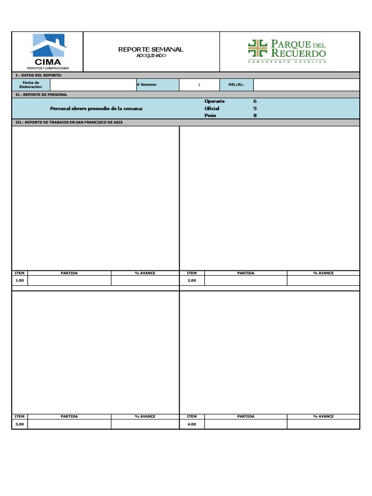 Reporte Fotografico Semana 1 | PDF