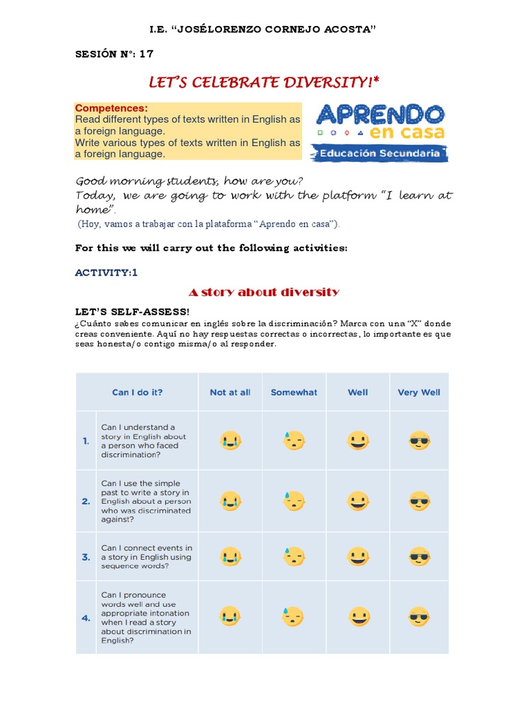 Celebrating Diversity in English Learning | PDF | Human Communication ...