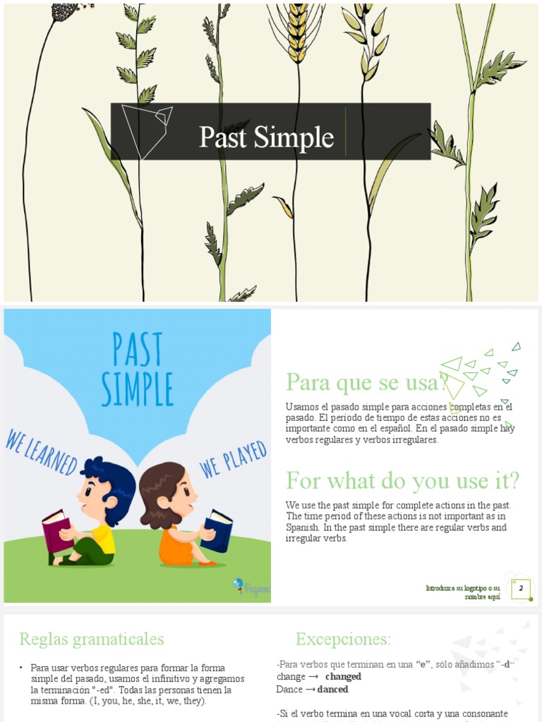 Pasado Simple Sofia | PDF | Tipología Lingüística | Sintaxis