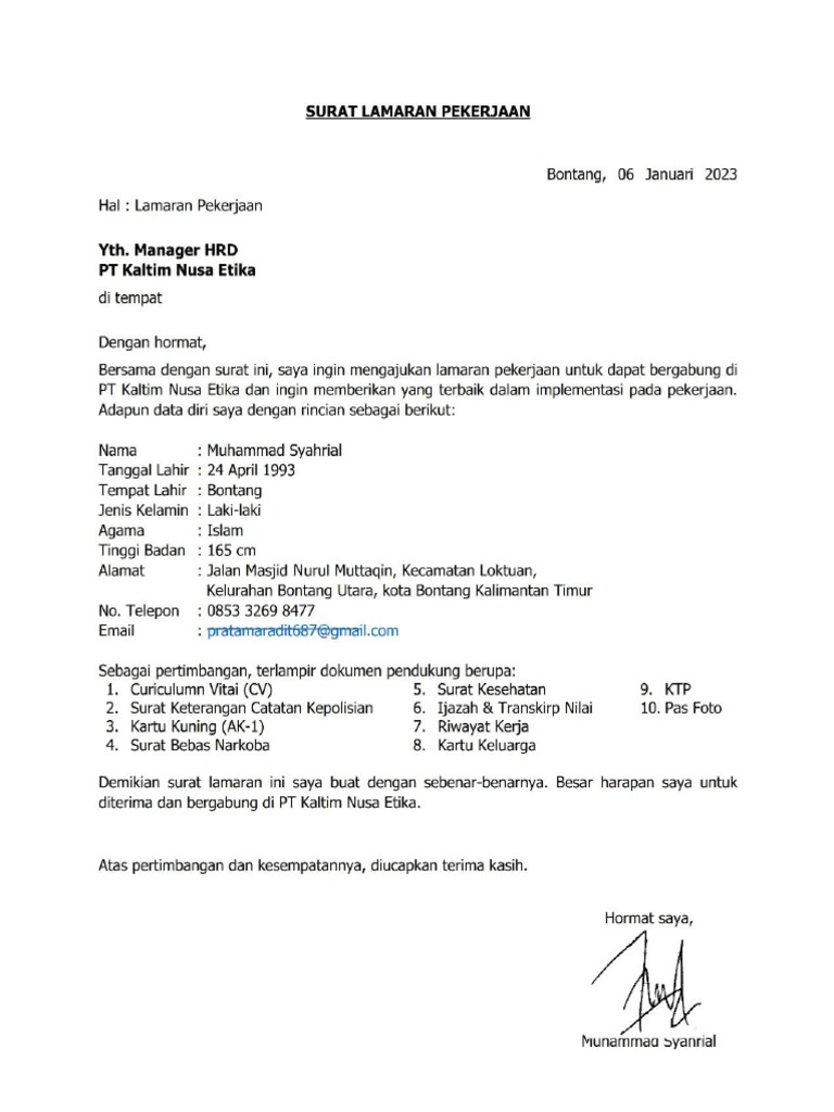 Muhammad Syahrial | PDF