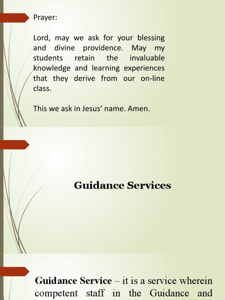 Guidance Services | PDF | Schools | Teachers