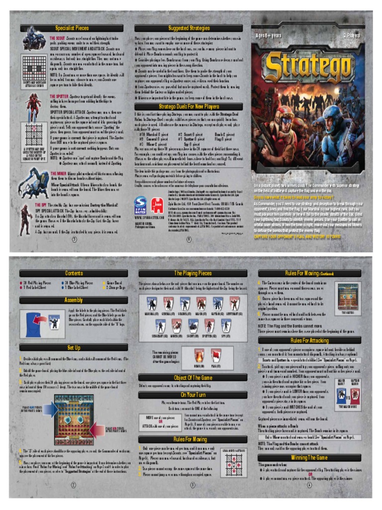 Stratego Rules | PDF