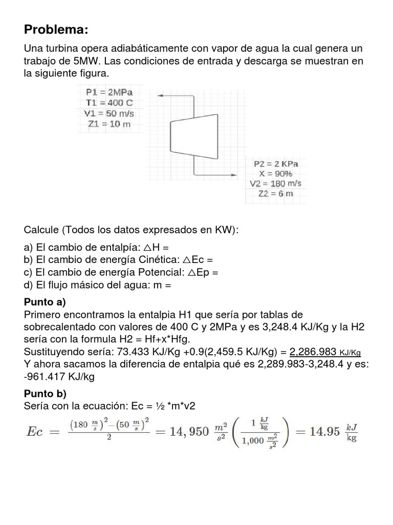 Examen de Balance de Materia y Energía Unidad 3 Forma 2 | PDF