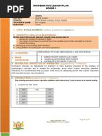 Grade 6 Term 1 Data Handling Lesson 1 2 | PDF | Lesson Plan | Data