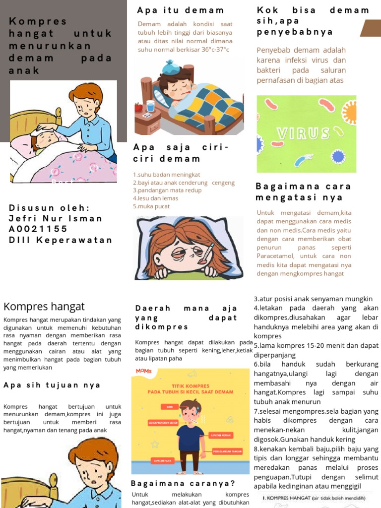 Leaflet Kompres Hangat | PDF
