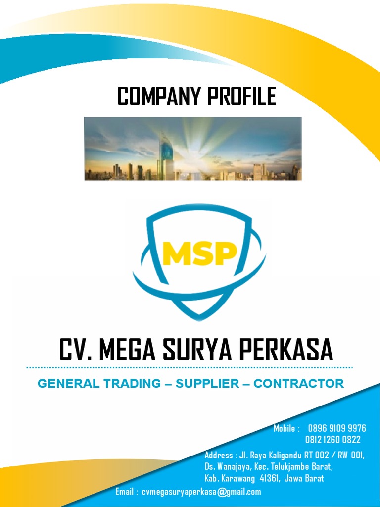 Company Profile CV. M S P | PDF
