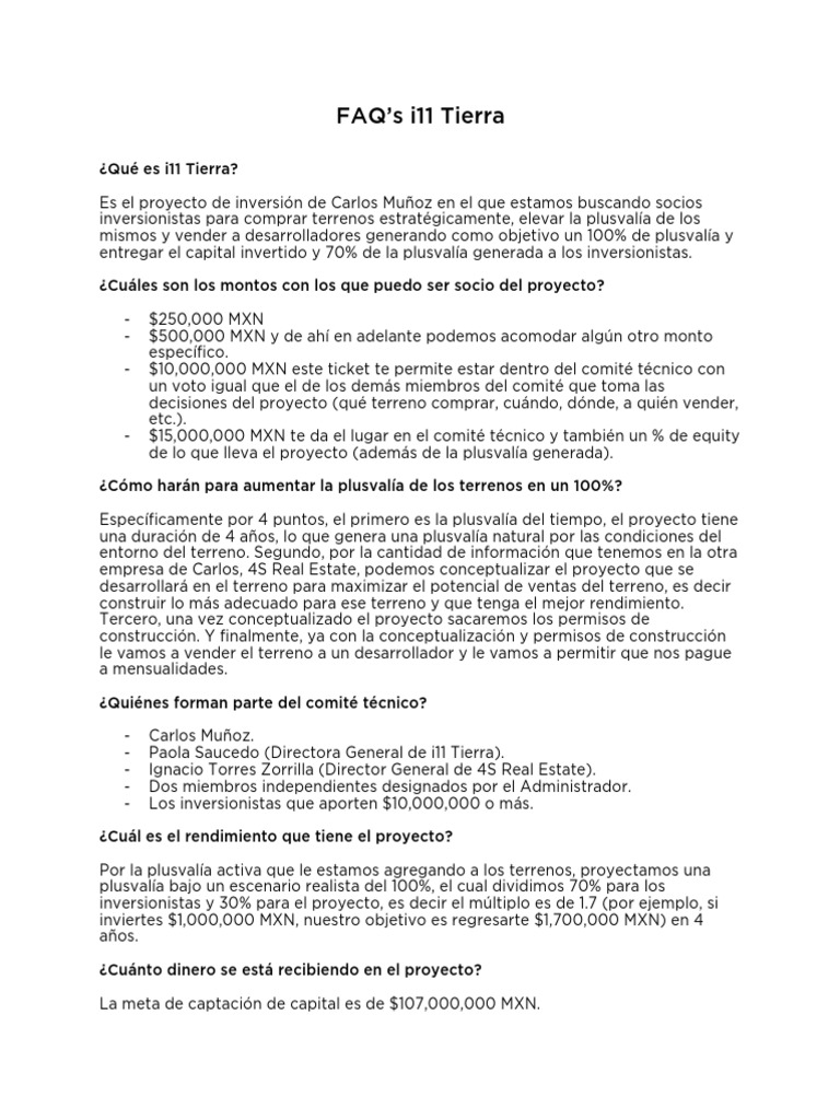 I11 Tierra | PDF | Impuestos | Dinero