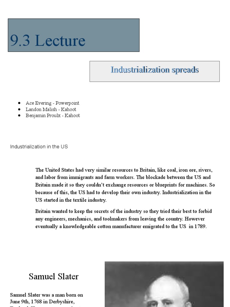 World History - 9.3 Lecture | PDF | Economies