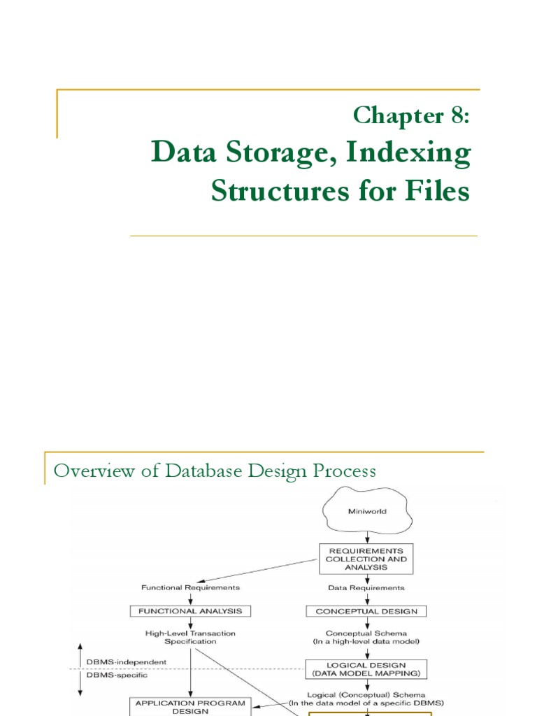 Chapter - 8 1 97 | PDF | Database Index | Computer Data Storage