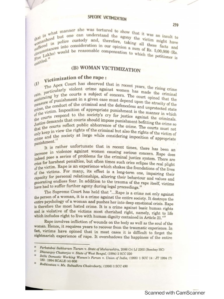 Woman Victimization | PDF